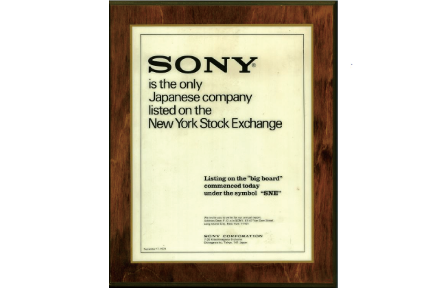 Corporate History - Sony Global - Sony Group Portal